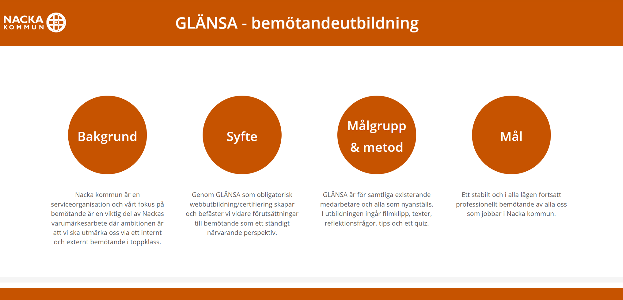 Innovative interactive training: Nacka municipality certifies in ...